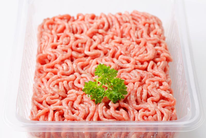 Raw minced meat stock photo. Image of pork, studio, fresh - 31419060