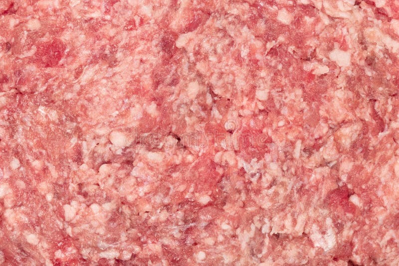 Raw Minced Meat Texture Background. Chopped Meat Background. Fresh Raw ...