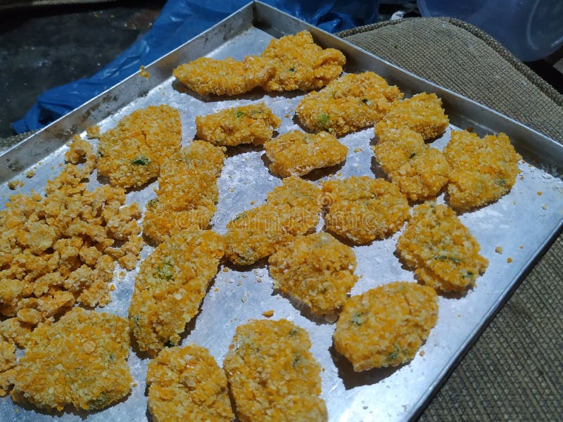 Raw Nuggets Ready To Be Steamed Stock Photo - Image of ready, nuggets ...