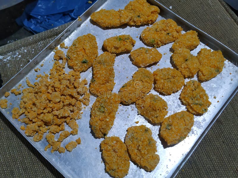 Raw Nuggets Ready To Be Steamed Stock Photo - Image of baking, fruit ...