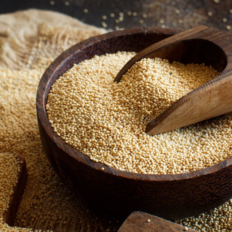 Raw Organic Amaranth grain stock photo. Image of nutrition - 122804202