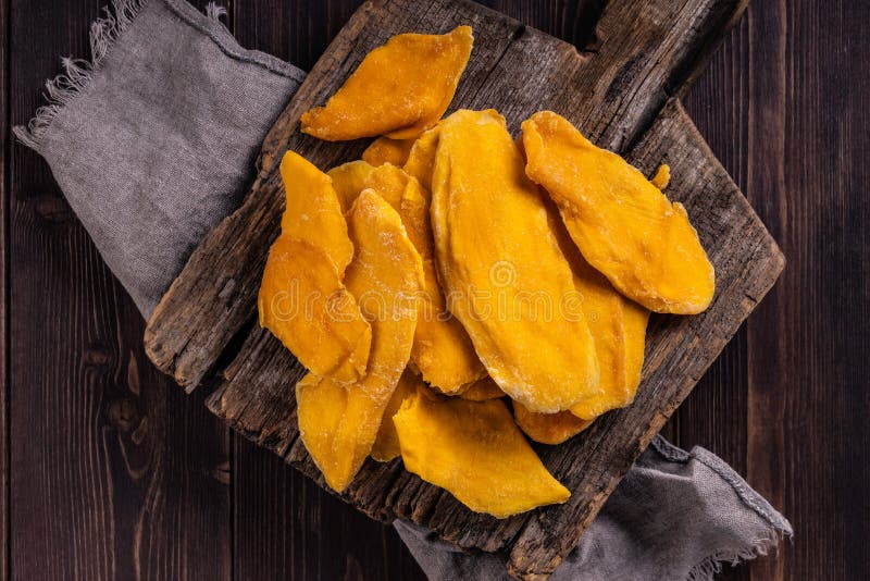 Raw organic dried mango. stock photo. Image of pile - 215058942