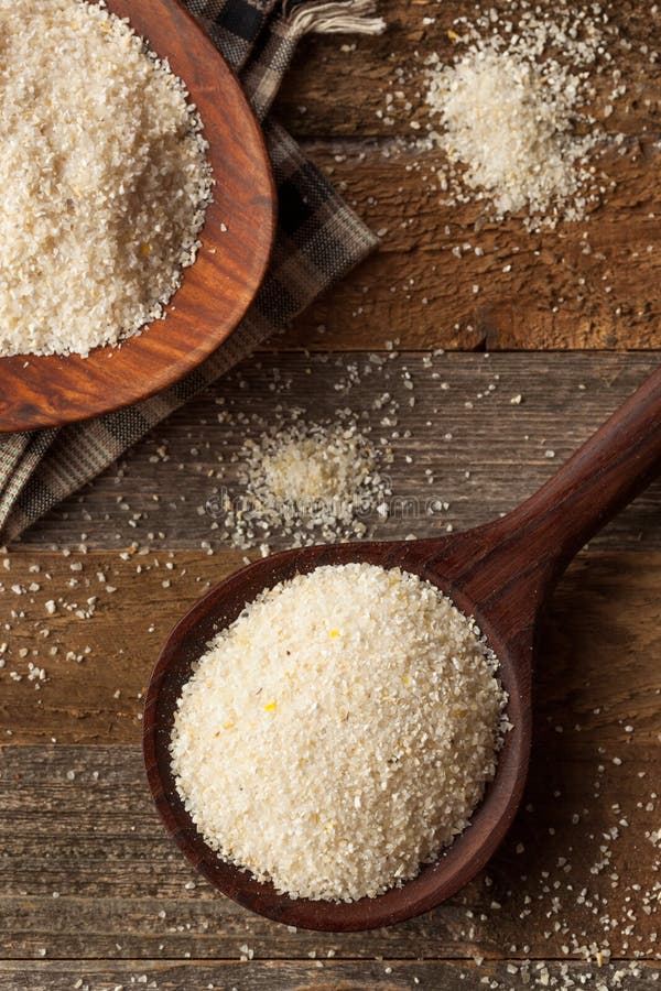 Raw Organic Dry Grits stock photo. Image of traditional - 66537438