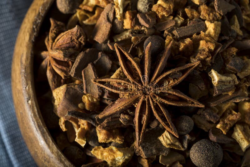 Raw Organic Dry Mulling Spices Stock Image - Image of aromatic ...