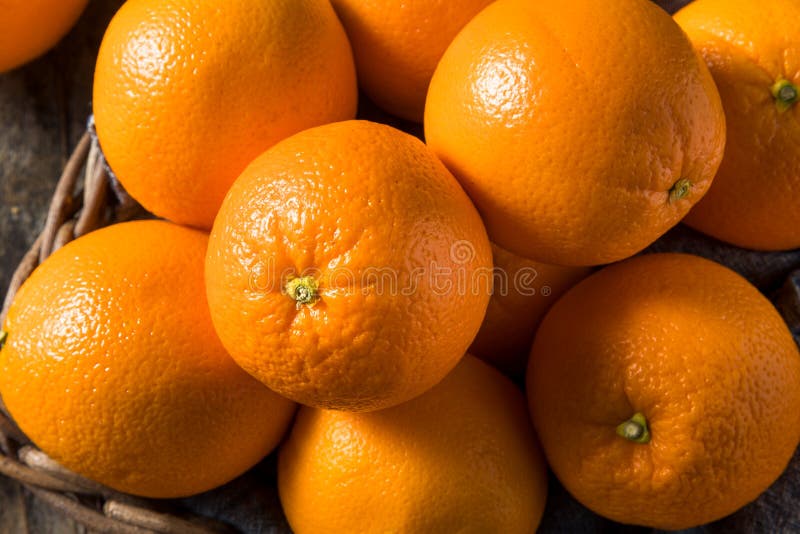Raw Organic Fresh Oranges stock photo. Image of food - 178219750