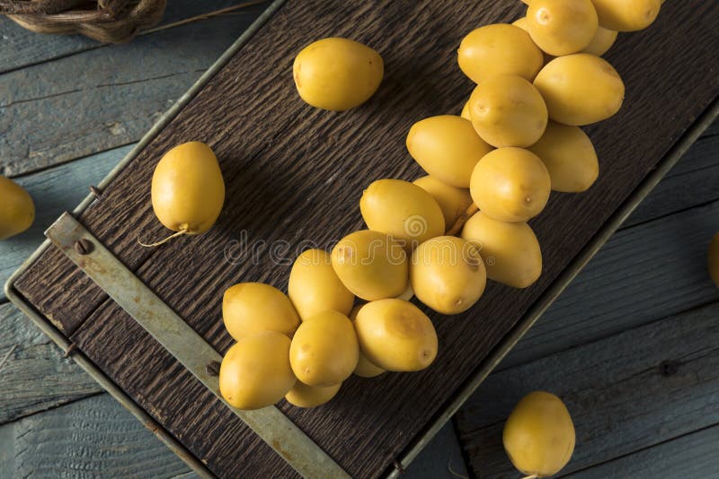 Raw Organic Golden Fresh Young Dates Stock Photos - Free & Royalty-Free ...