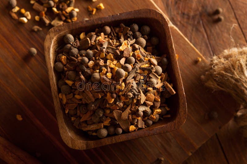 Raw Organic Mulling Spices stock image. Image of natural - 61494621