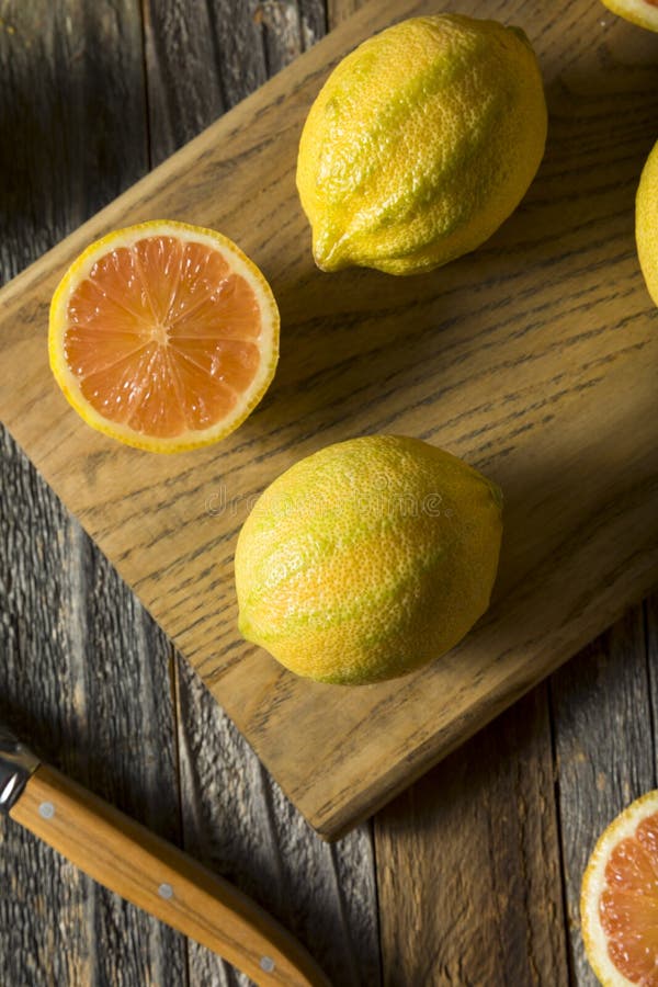 Raw Organic Pink Lemons stock image. Image of lemon, lime - 85850481