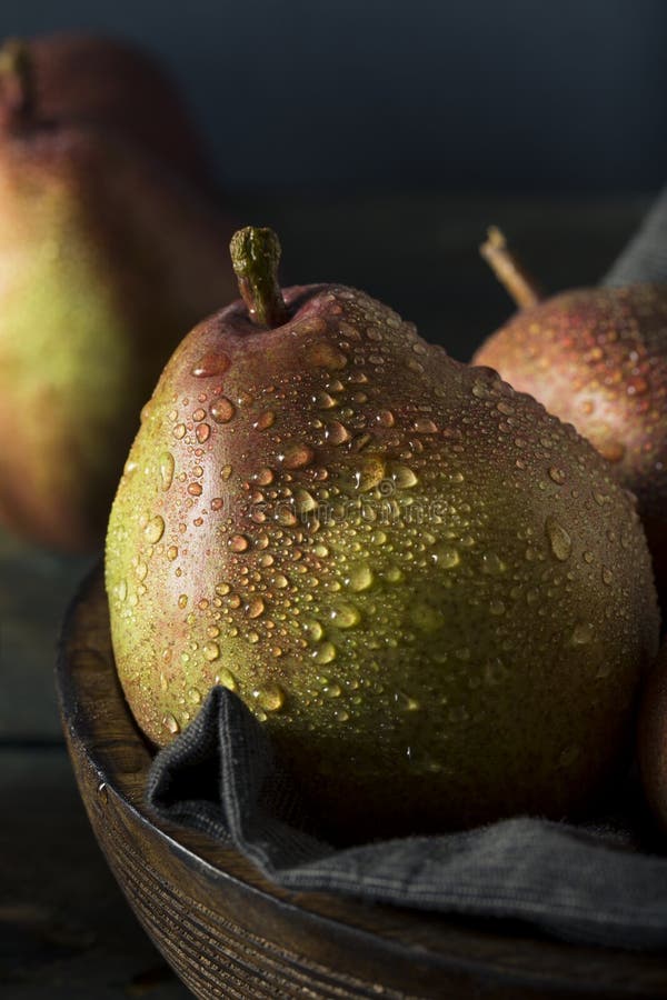 Raw Organic Red Anjou Pears Stock Image - Image of ripe, juicy: 80142113