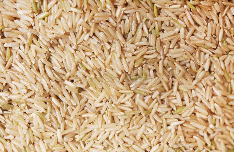 Raw Organic Rice Background Stock Image - Image of traditional, grain ...