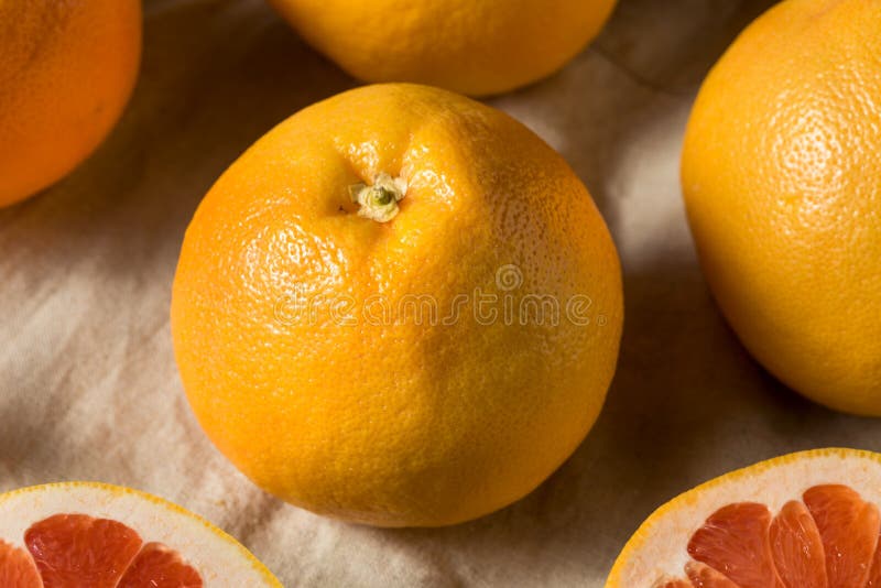 Raw Organic Ruby Red Grapefruit Stock Photo - Image of food, fresh ...