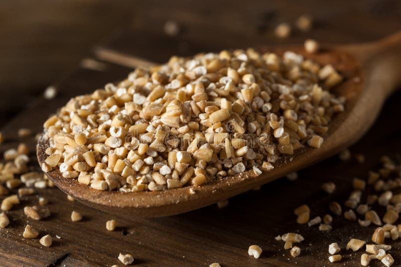 Raw Organic Steel Cut Oats stock image. Image of heart - 52491225