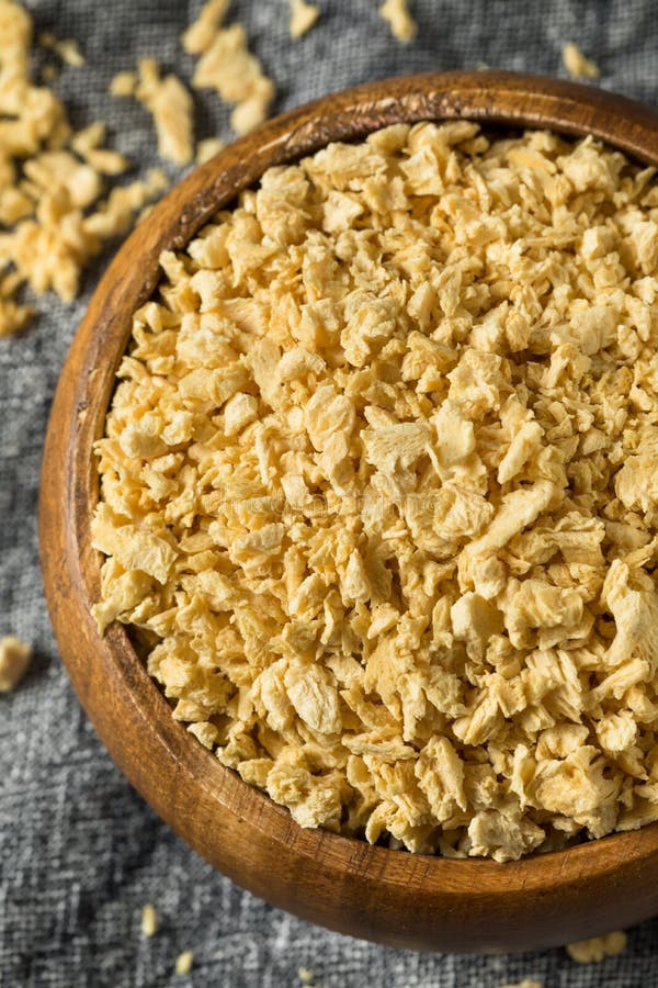 Raw Organic Textured Vegetable Protein TVP Stock Photo - Image of ...