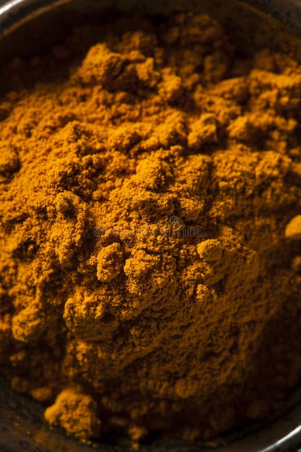 Raw Organic Turmeric Spice stock image. Image of flavour - 49548177