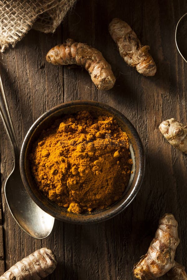 Raw Organic Turmeric Spice stock image. Image of organic - 49548247