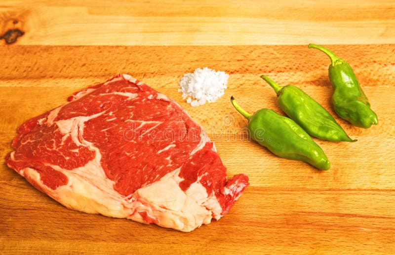 Raw ox chop stock photo. Image of food, euskadi, chop - 21952890