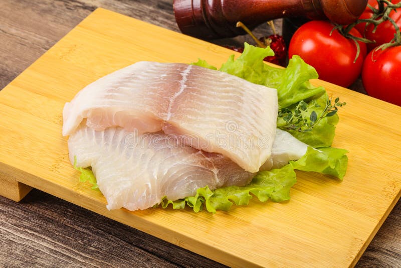 Raw Pangasius Fillet for Cooking Stock Photo - Image of cookery, fillet ...