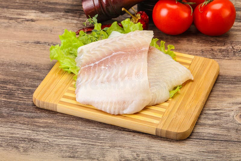 Raw Pangasius Fillet for Cooking Stock Image - Image of fish, steak ...