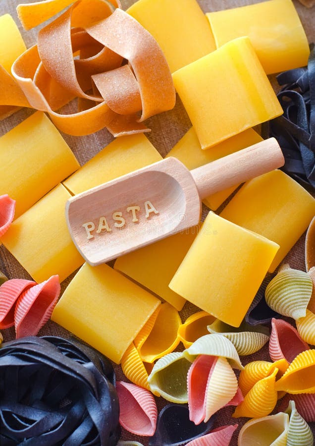 Raw pasta stock photo. Image of edible, group, nutrition - 37517148