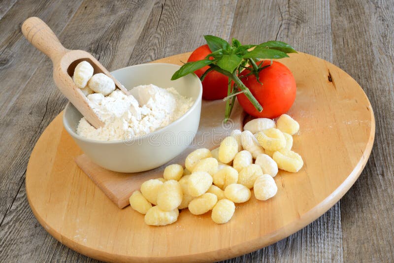 Raw pasta dumplings stock image. Image of mixing, sack - 33643171