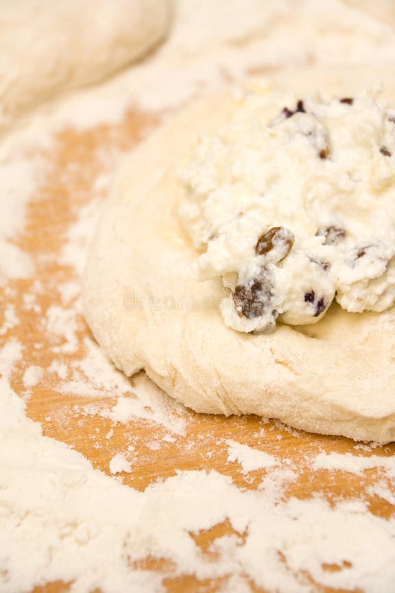 Raw Pastry and Filling stock image. Image of appetizer - 14653261