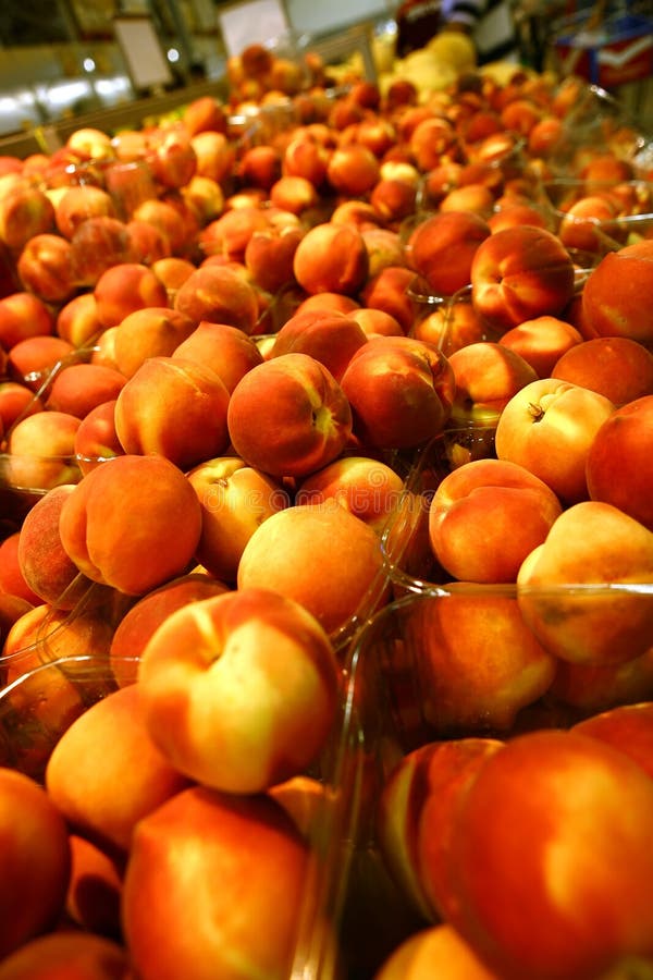 Raw peaches stock image. Image of organic, agriculture - 5733557