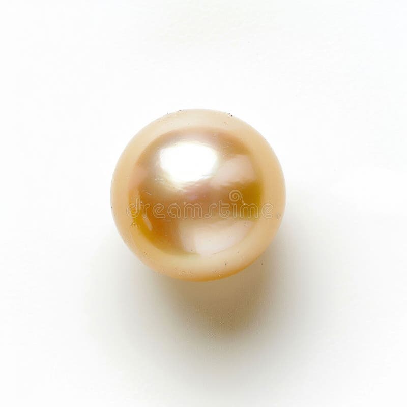 Raw Pearl Isolated on White Background. Generative Ai Stock ...