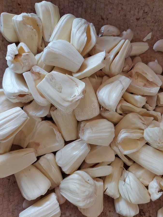 Raw and Peeled Jack Fruit without Seeds Stock Image - Image of fresh ...