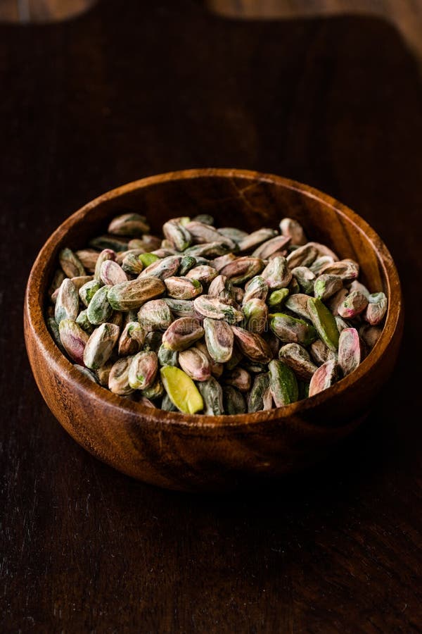 Raw Peeled Pistachio with No / without Shell Stock Image - Image of ...