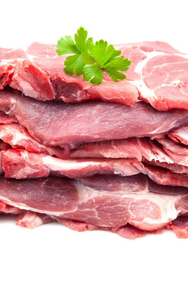 Prepared pig meat stock photo. Image of slices, court - 25665386