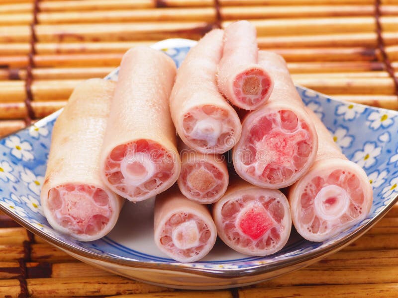 Raw pig tails stock image. Image of asian, food, chinese - 16829759