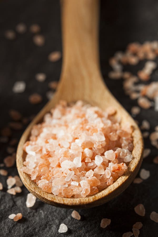 Raw Pink Himalayan Sea Salt Stock Photo - Image of salt, closeup: 46144294
