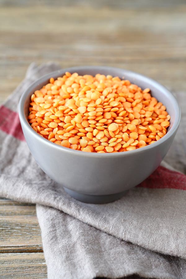 Pink Lentils Cooked with Root Vegetables Stock Image - Image of diet ...