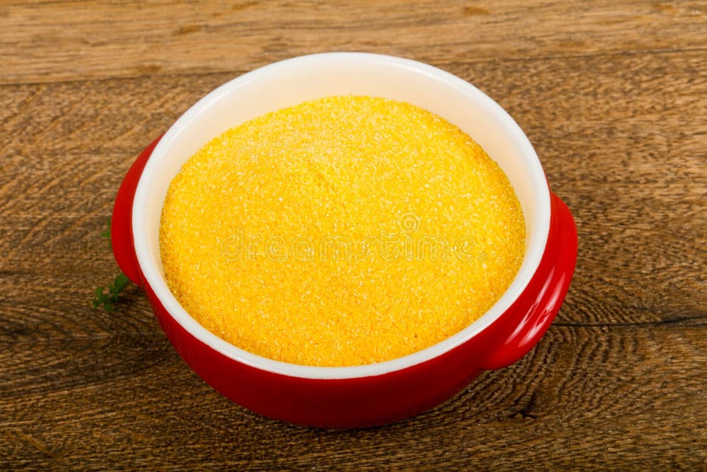 Raw polenta stock photo. Image of porridge, kitchen - 112059572