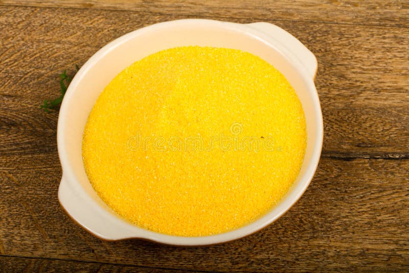 Raw polenta stock photo. Image of italian, heap, healthy - 112074556