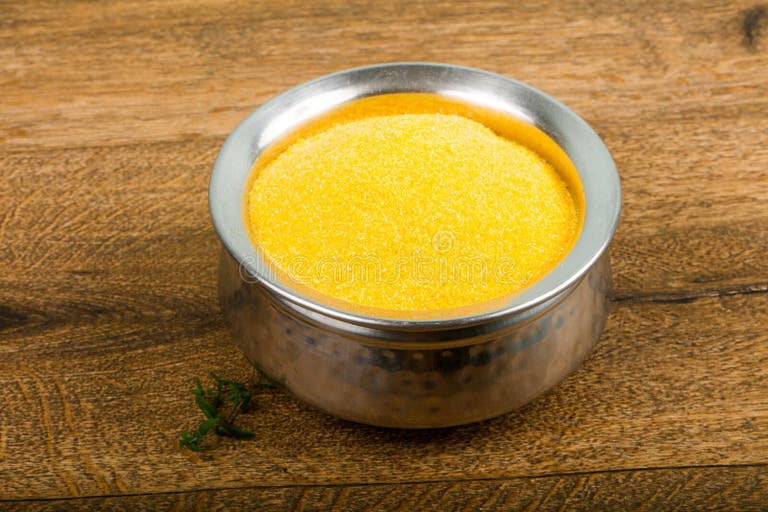 Raw polenta stock photo. Image of organic, traditional - 116449286