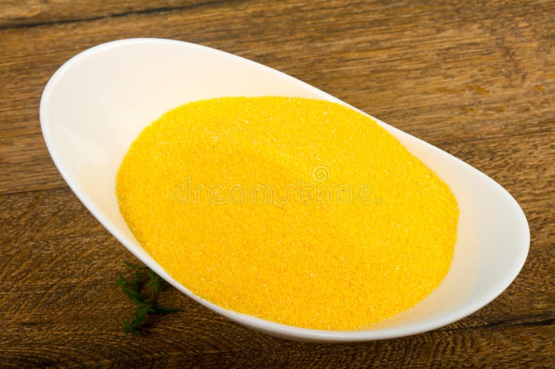 Raw polenta stock image. Image of rustic, preparation - 142878013