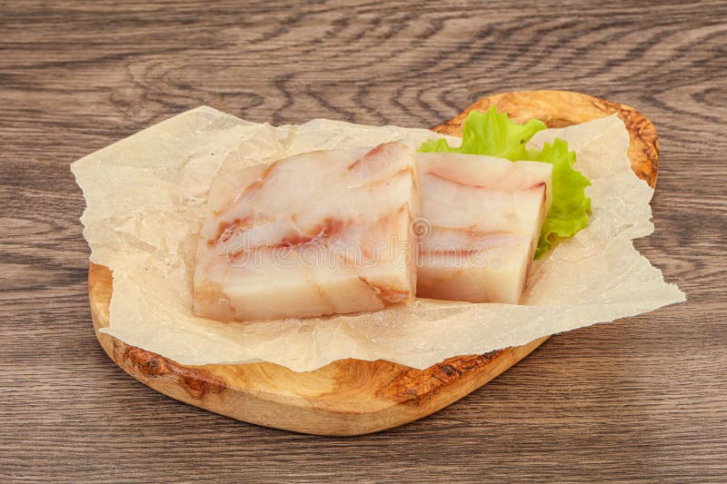 Raw Pollock Fish Fillet for Cooking Stock Photo - Image of cooking ...