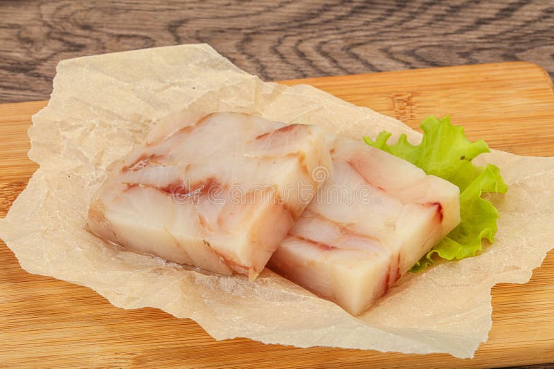 Raw Pollock Fish Fillet for Cooking Stock Photo - Image of pangasius ...