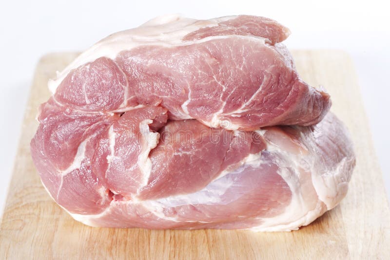 Raw pork stock image. Image of chop, grocery, board, cook - 18089509