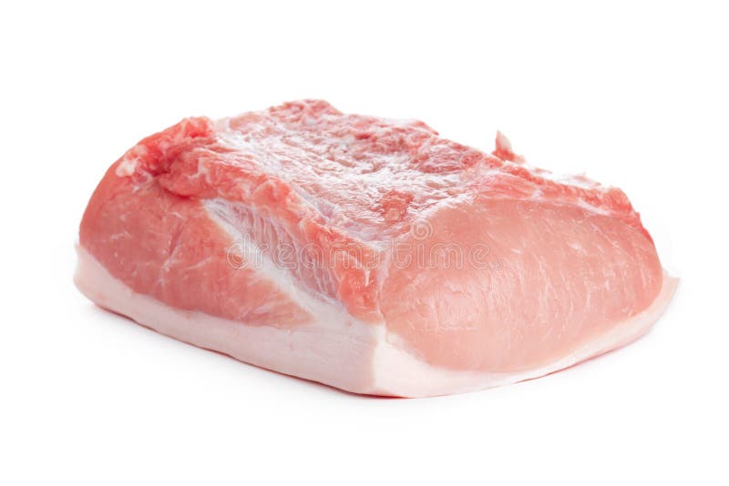 Raw pork roast stock image. Image of white, plate, meat - 25721049