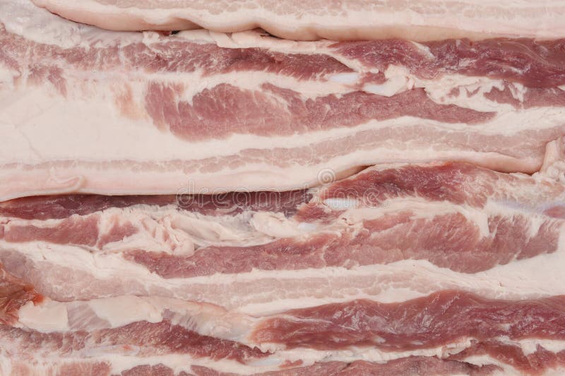 Raw pork belly stock photo. Image of market, layers - 367258164