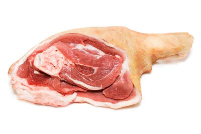 Raw pork (leg) stock image. Image of fresh, ingredients - 3874711