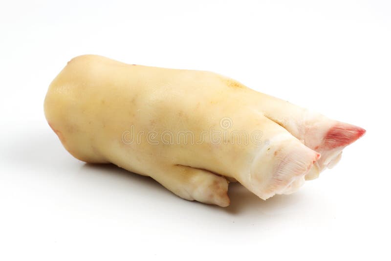 Raw pork leg stock image. Image of legs, taste, feet - 117512875