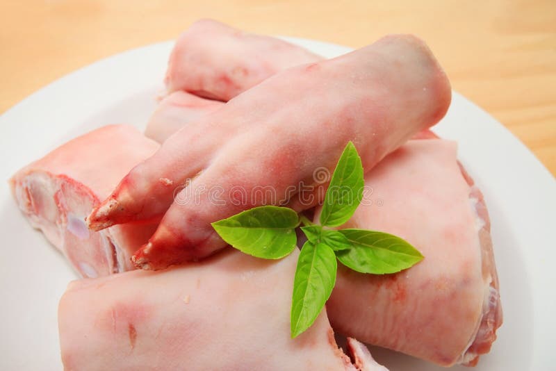 Raw pork legs stock photo. Image of pork, animal, body - 135350736