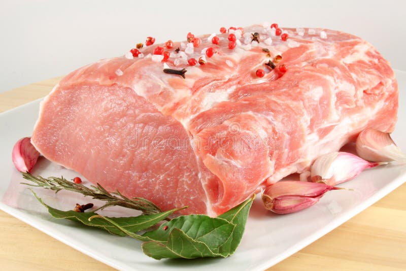 Raw pork meat stock photo. Image of meat, fillet, muscle - 38296544