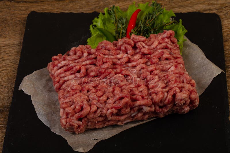 Raw pork minced meat stock photo. Image of protein, mincemeat - 146783664