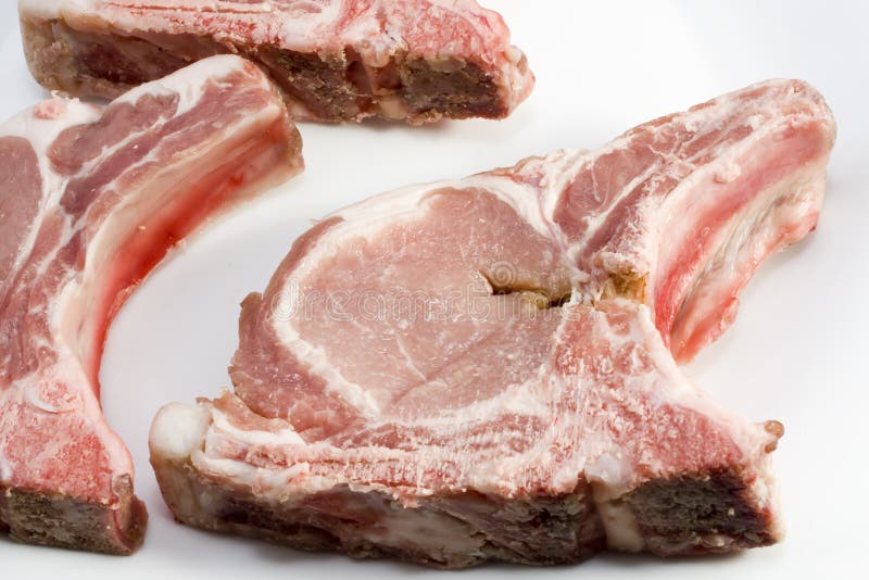 Raw pork ribs stock photo. Image of fillet, dinner, stack - 10254084