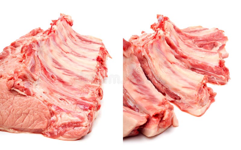 Raw pork ribs stock photo. Image of juicy, butchery, healthy - 47997764