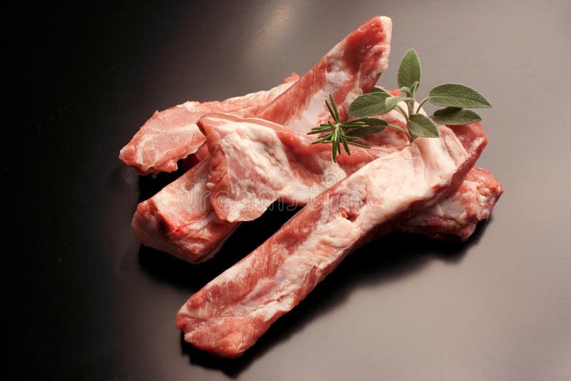 Raw pork ribs - raw meat stock photo. Image of muscle - 121931078